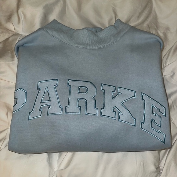 Parke | Tops | Parke Mockneck Tonal Arctic | Poshmark